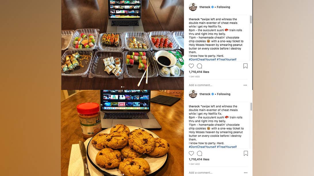 14 Cheat Meals From Dwayne 'The Rock' Johnson - Men's Journal
