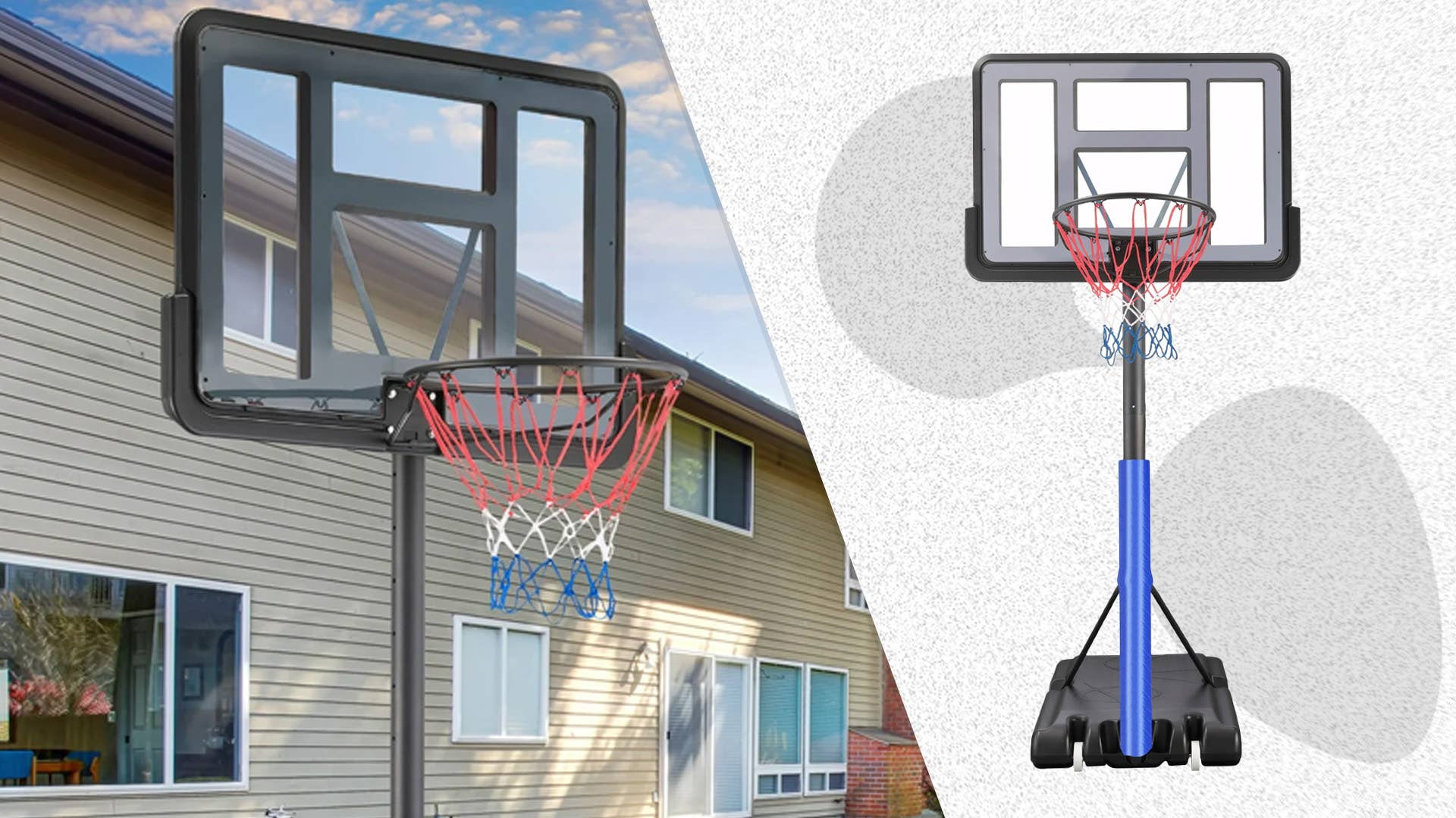 This Adjustable Basketball Hoop Is Nearly 60% Off at Walmart - Men's ...
