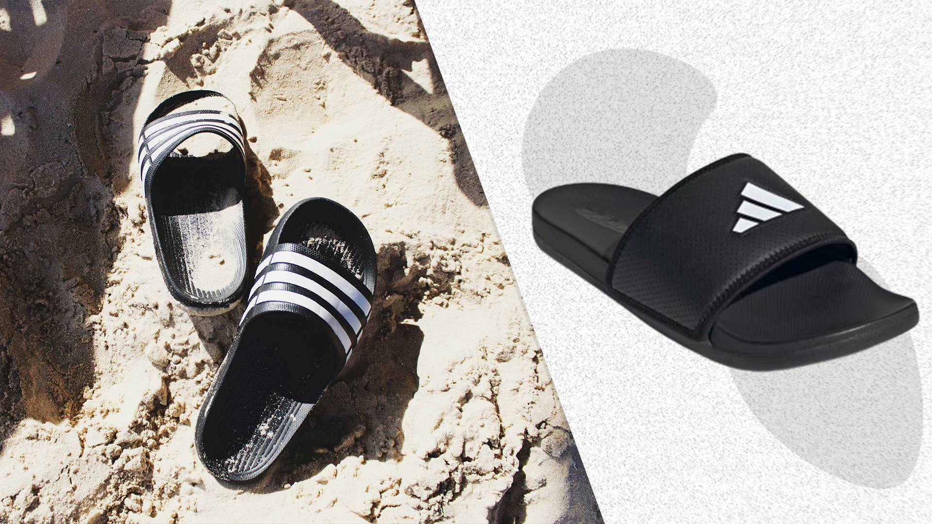Adidas' Iconic Adilette Comfort Slide Sandals Are Just $20 Right Now ...