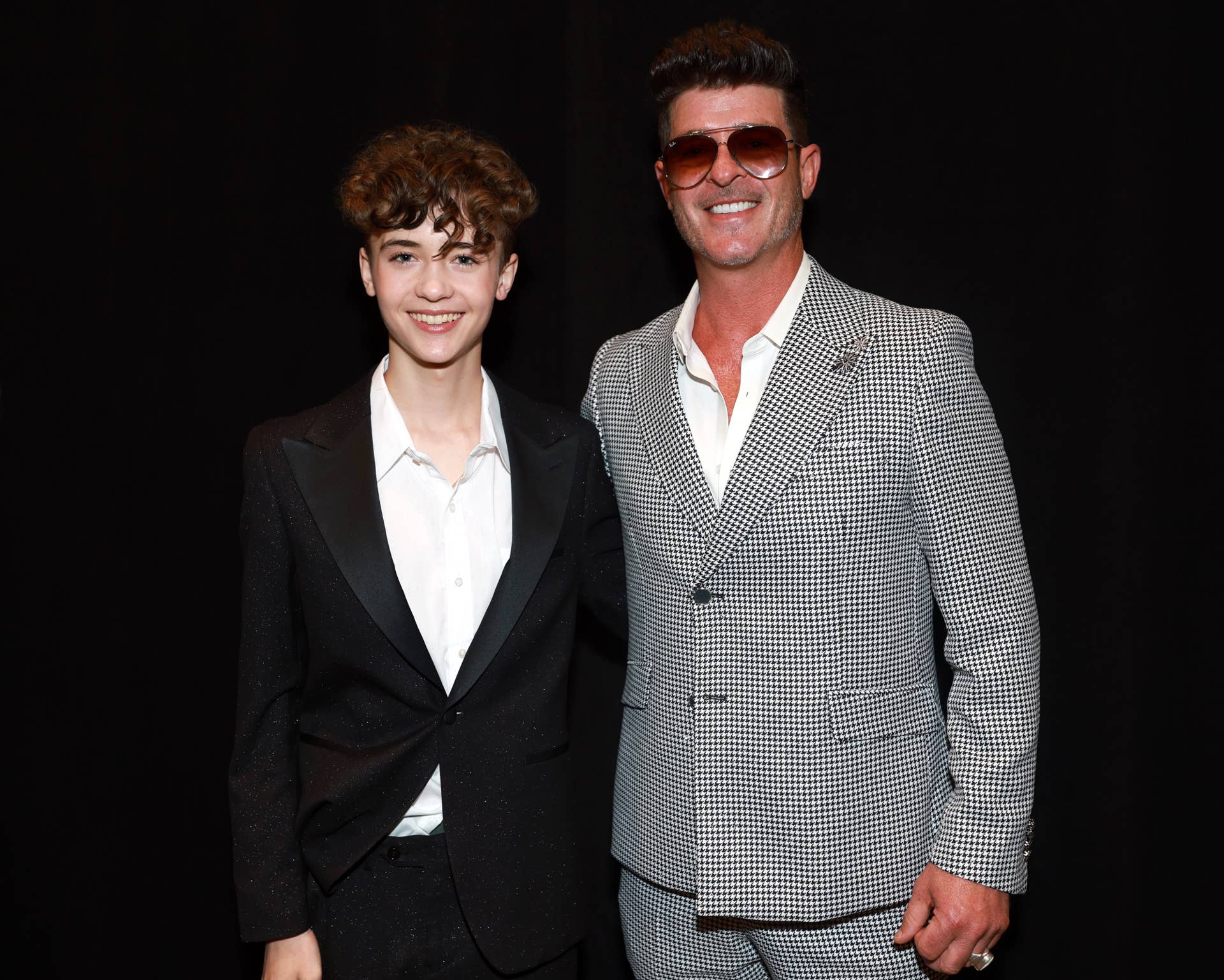 Robin Thicke’s Son Julian, 14, Makes Rare Red Carpet Appearance - Men's ...