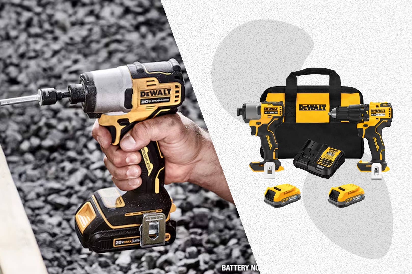 DeWalt’s 20V Hammer Drill & Driver Set Is $100 Off at Lowe’s - Men's ...