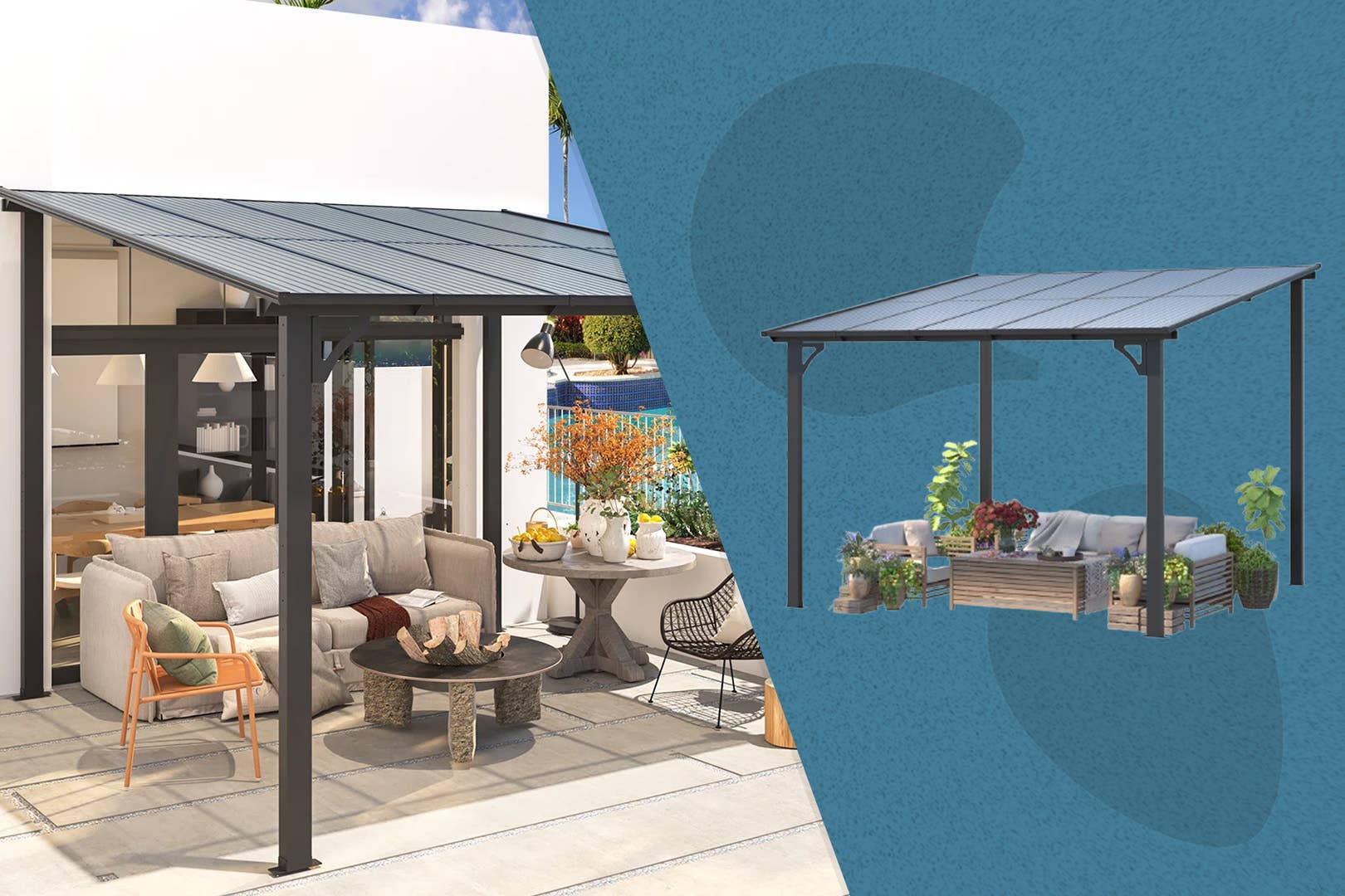 Wayfair Has a $932 Aluminum Pergola on Sale for $340 - Men's Journal