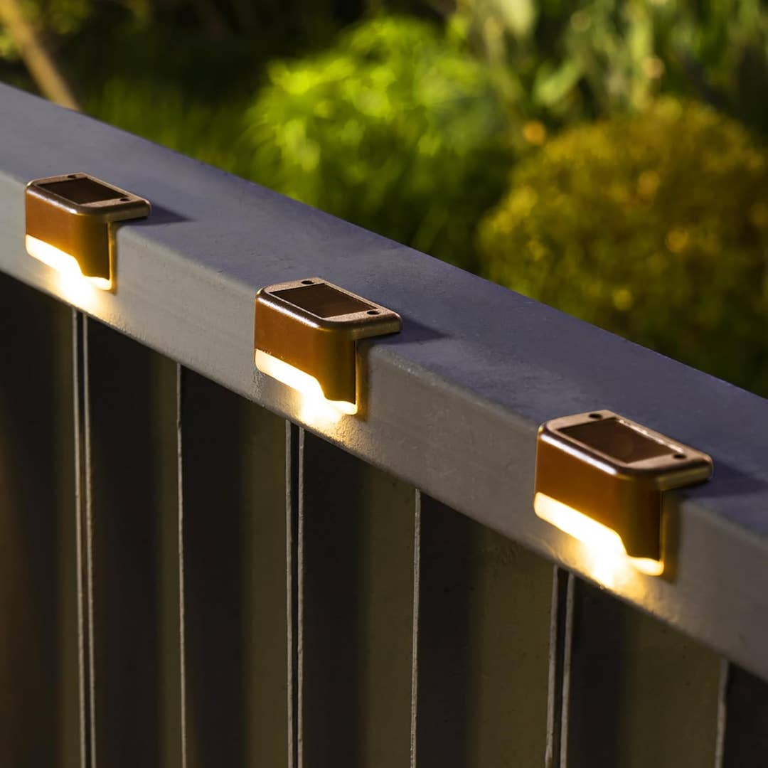 This Bestselling Solar Deck Lights Set Is 50% Off on Amazon - Men's Journal