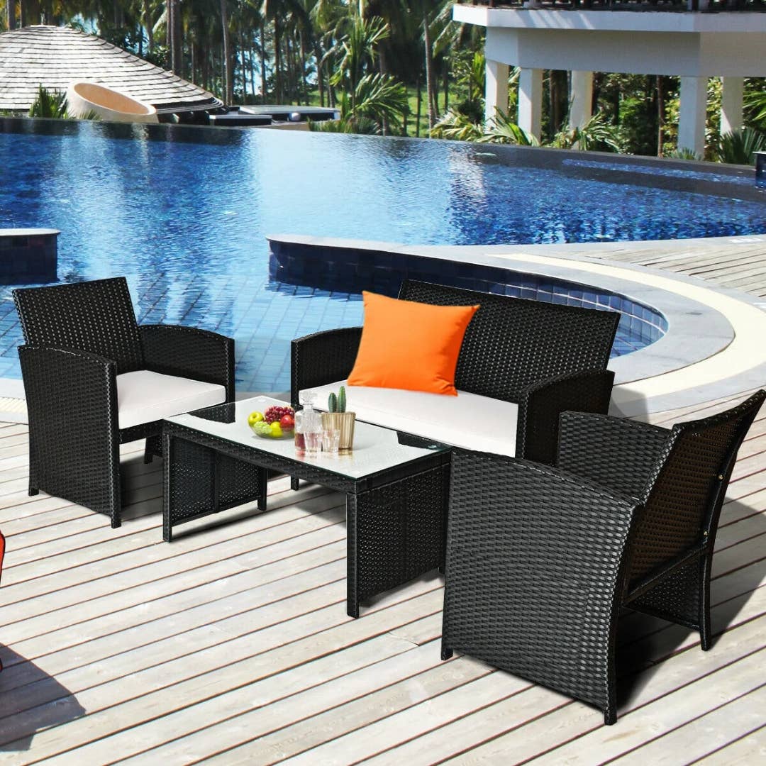 This 4-Piece Patio Set Is on Sale for Under $200 at Walmart - Men's Journal