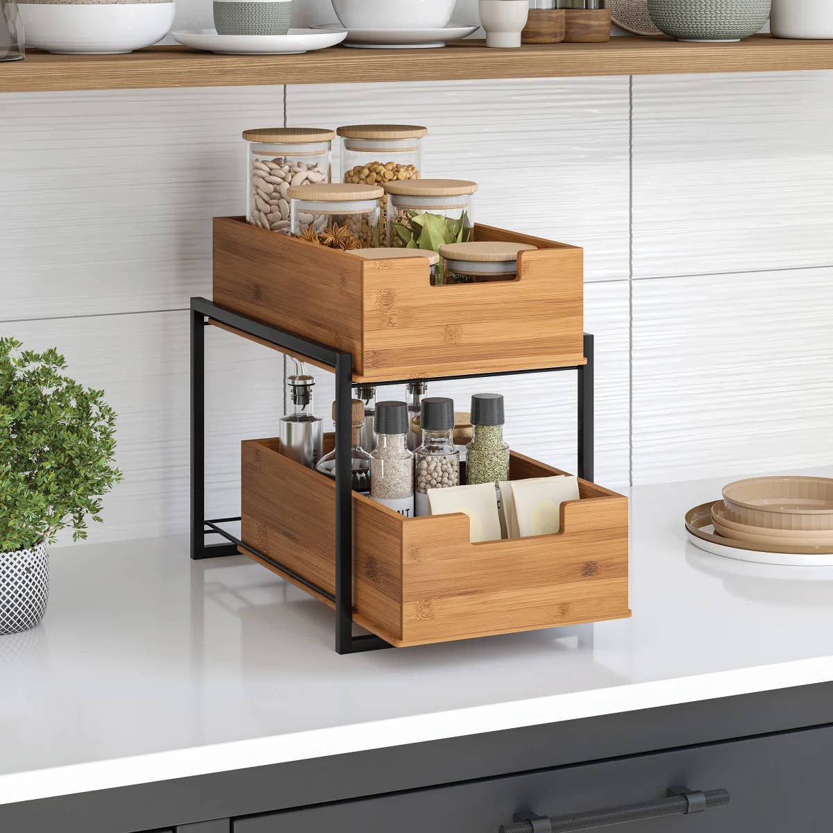 Costco's Tiered Organizer is as Sleek as it is Functional - Men's Journal