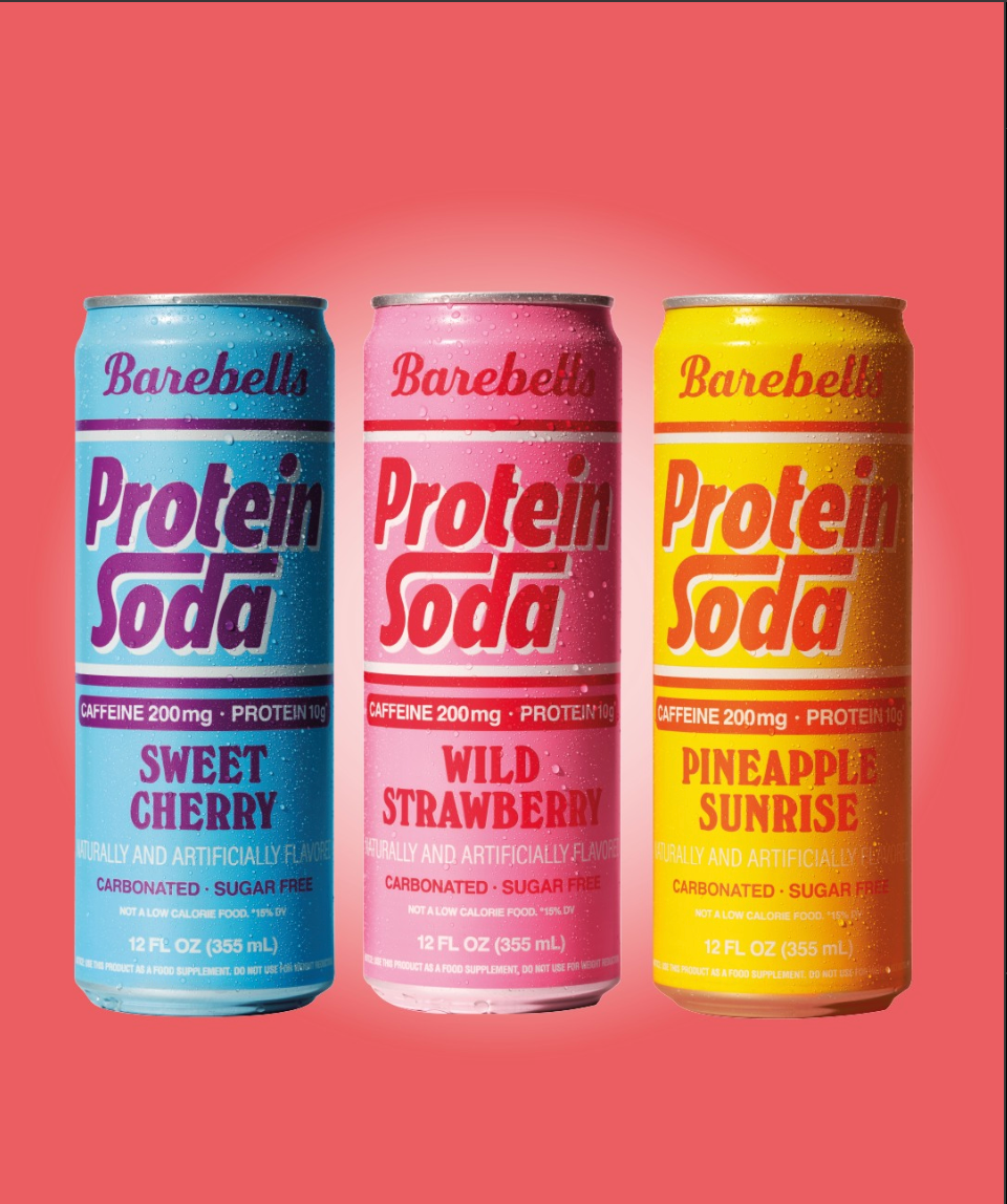 Barebells’ New Protein Soda Packs 200mg Caffeine and 10g Protein - Men ...