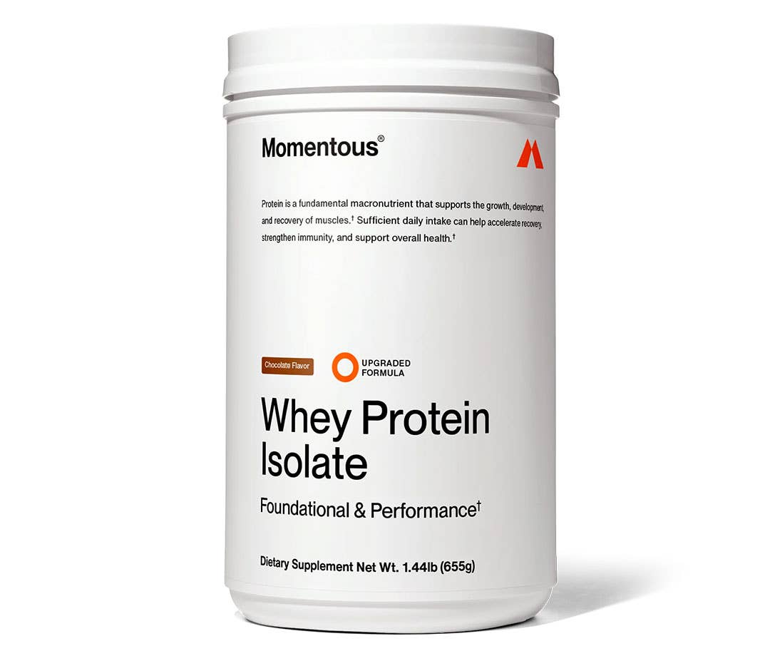 Best Protein overall: Momentous Whey Protein Isolate Review - Men's Journal