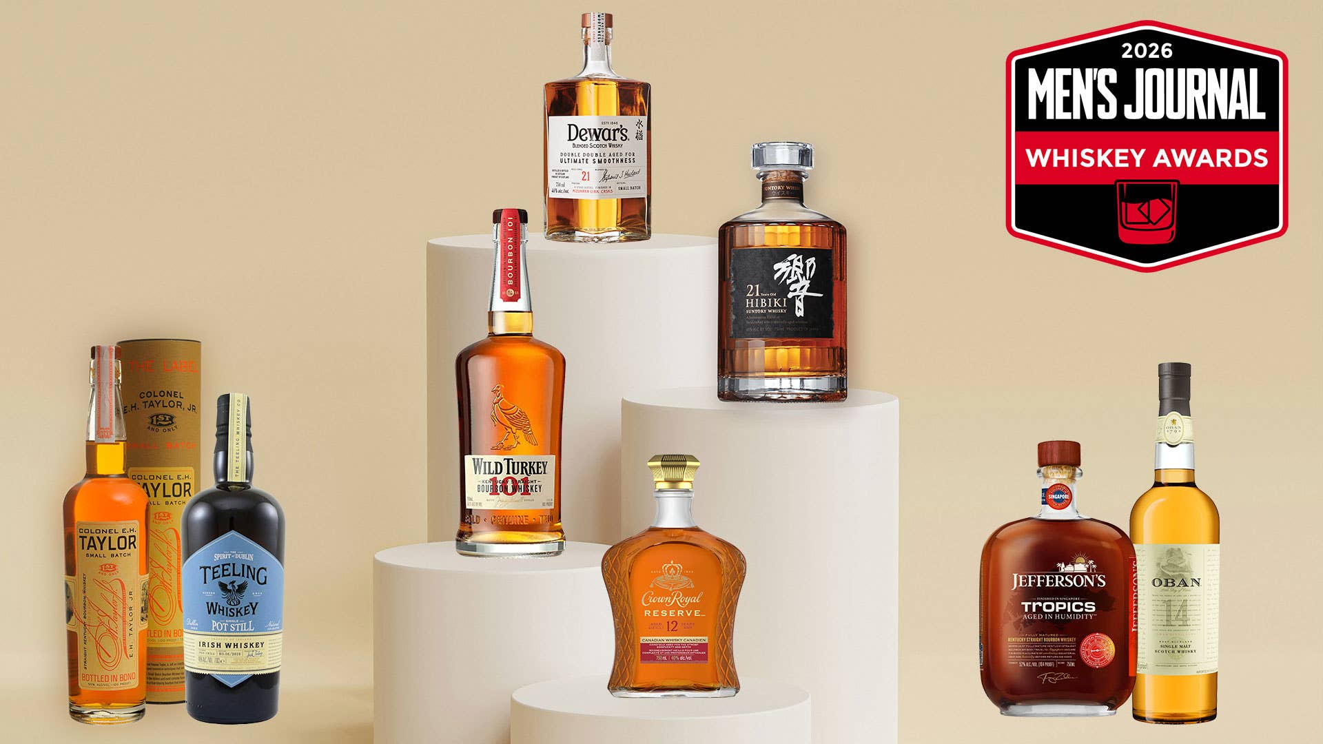Men's Journal 2026 Whiskey Awards Winners - Men's Journal