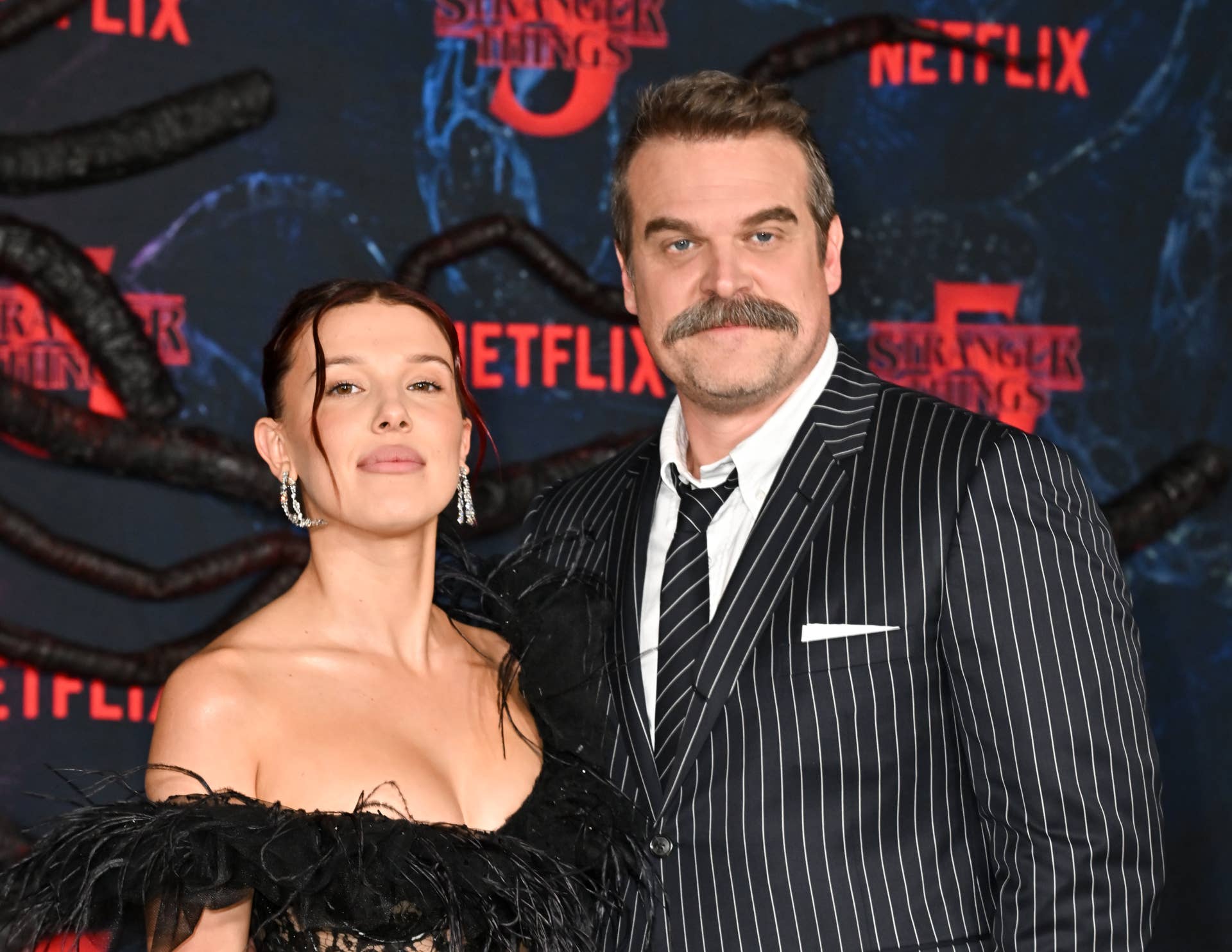 ‘Stranger Things’ Stars David Harbour and Millie Bobby Brown Address ...