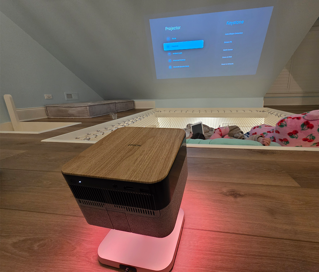 Epson Lifestudio Flex Projector Review: 4K + Bose Sound - Men's Journal