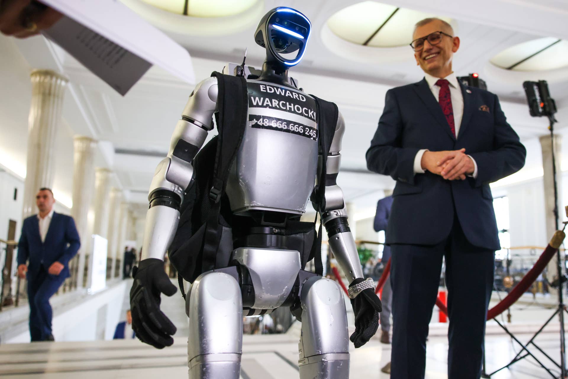 Humanoid Robot Edward Chases Boars in Viral Video - Men's Journal