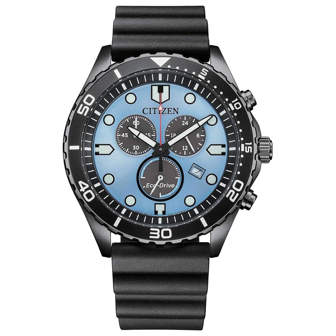 Citizen's Black & Blue Eco-Drive Weekender Watch Is 61% Off - Men's Journal