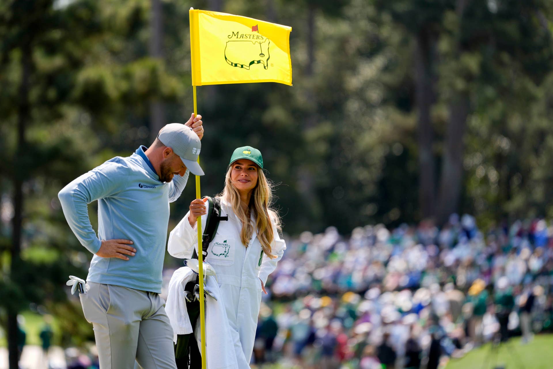 Wyndham Clark Debuts Girlfriend Emily Tanner at 2026 Masters - Men's ...