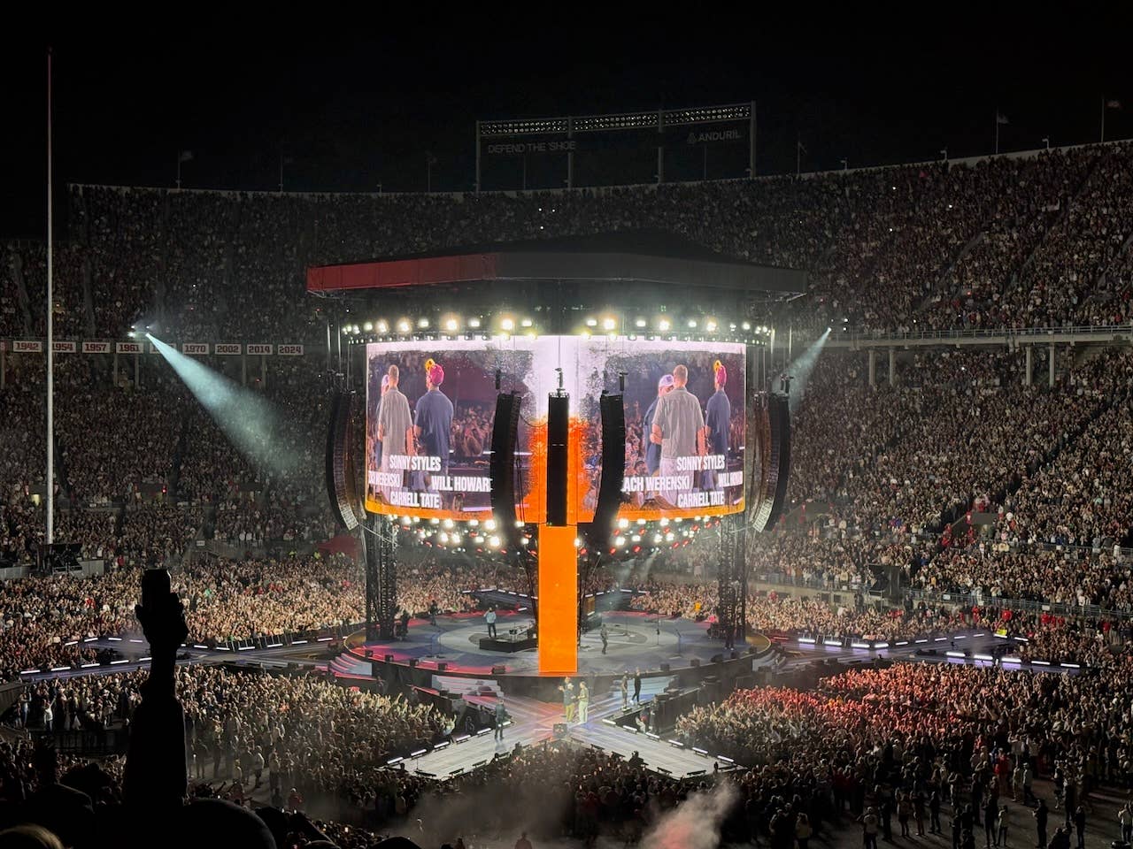 Luke Combs Shared Epic Moment With 4 Star Athletes at Ohio Stadium ...