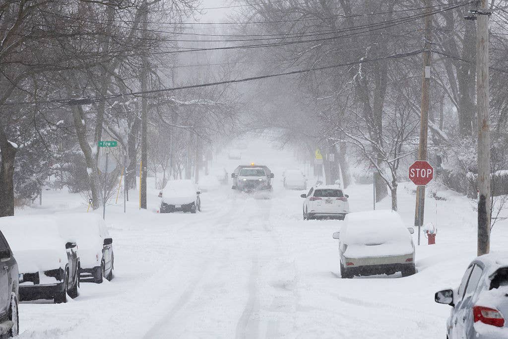 Winter Storm Warning Issued as Nearly 5 Feet of Snow, 40-Degree ...