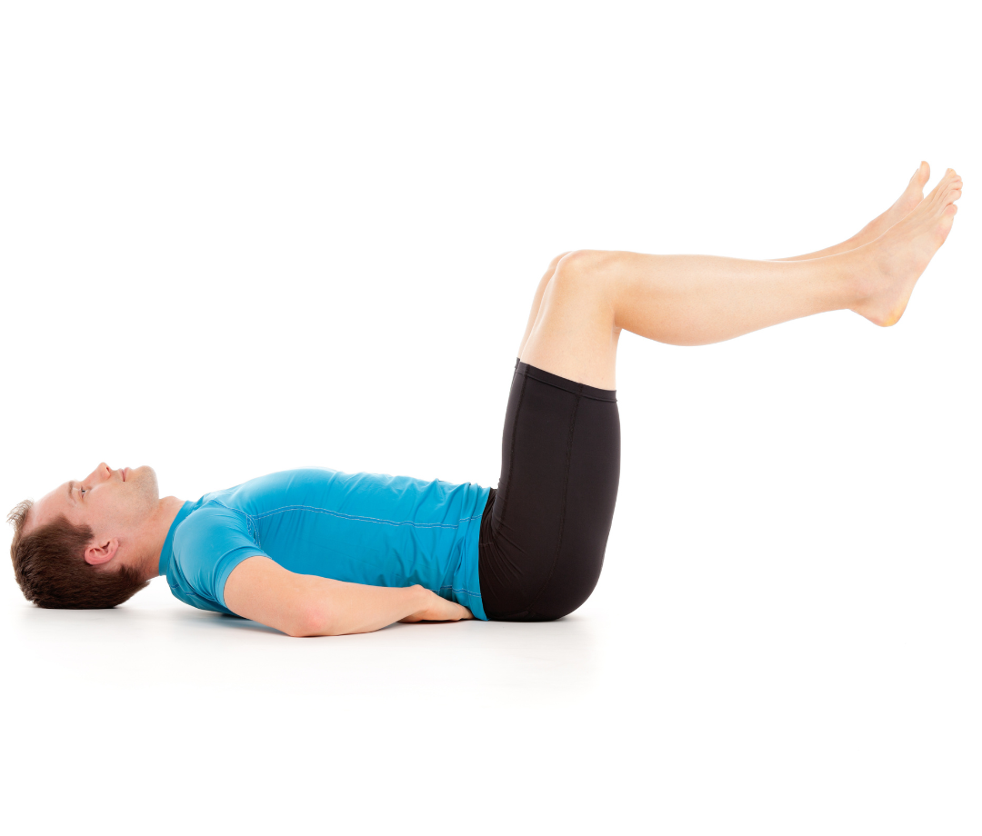 Bulletproof the Deep Core Muscles With Supine Toe Taps - Men's Journal