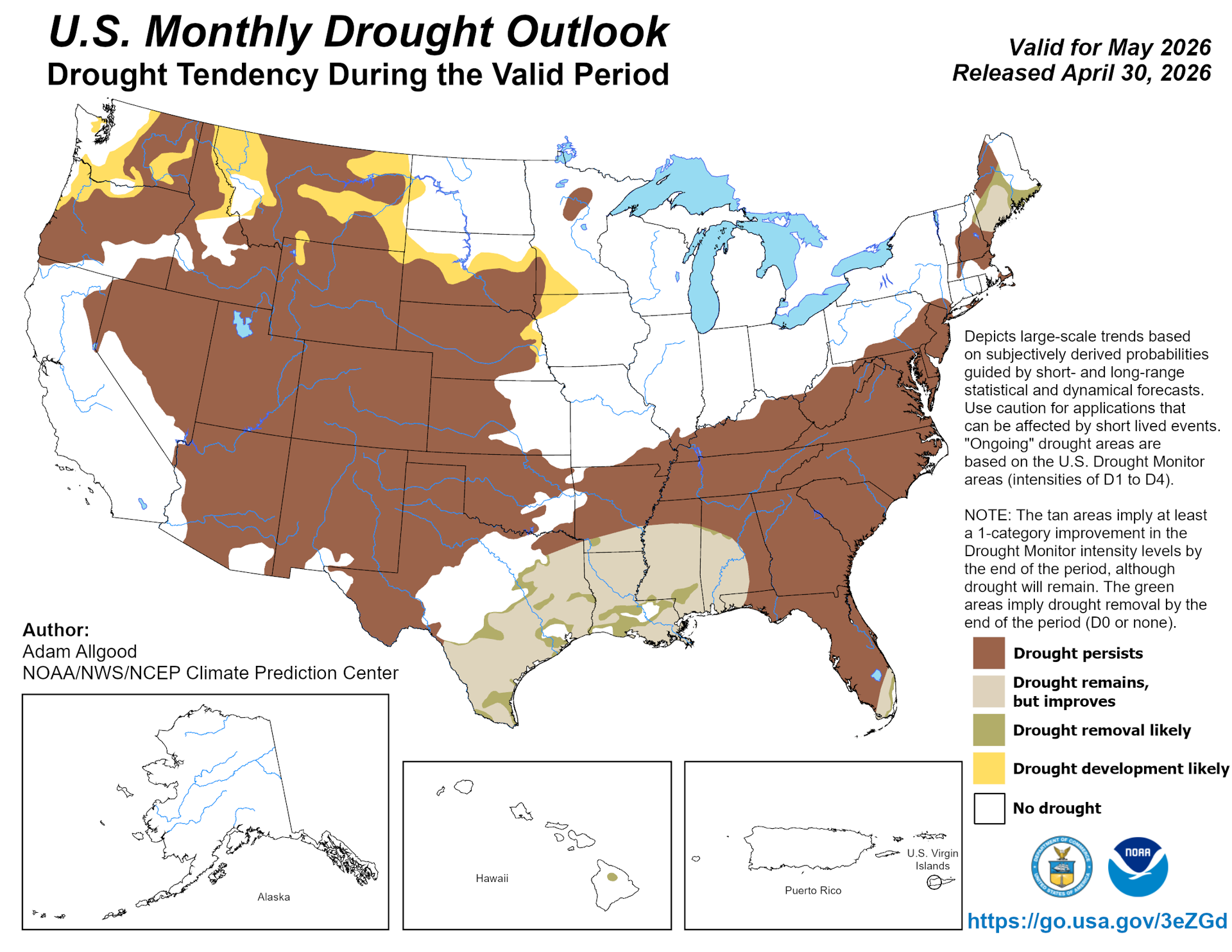 NOAA Warns These States Face Highest Drought Risk This Summer - Men's ...