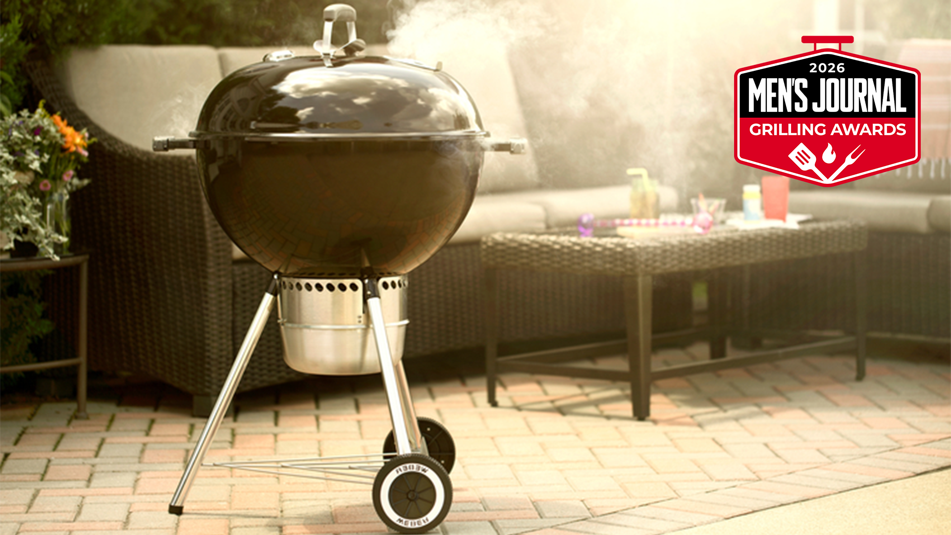 Weber Original Kettle Premium Review: Best Budget Charcoal Grill - Men ...