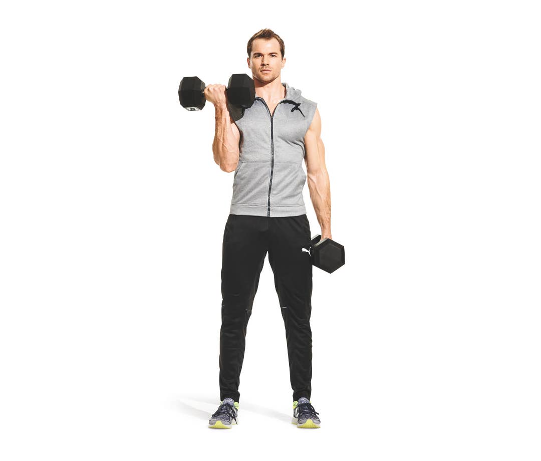 Cavaliere and Huberman Tackle a Biceps and Forearms Workout - Men's Journal