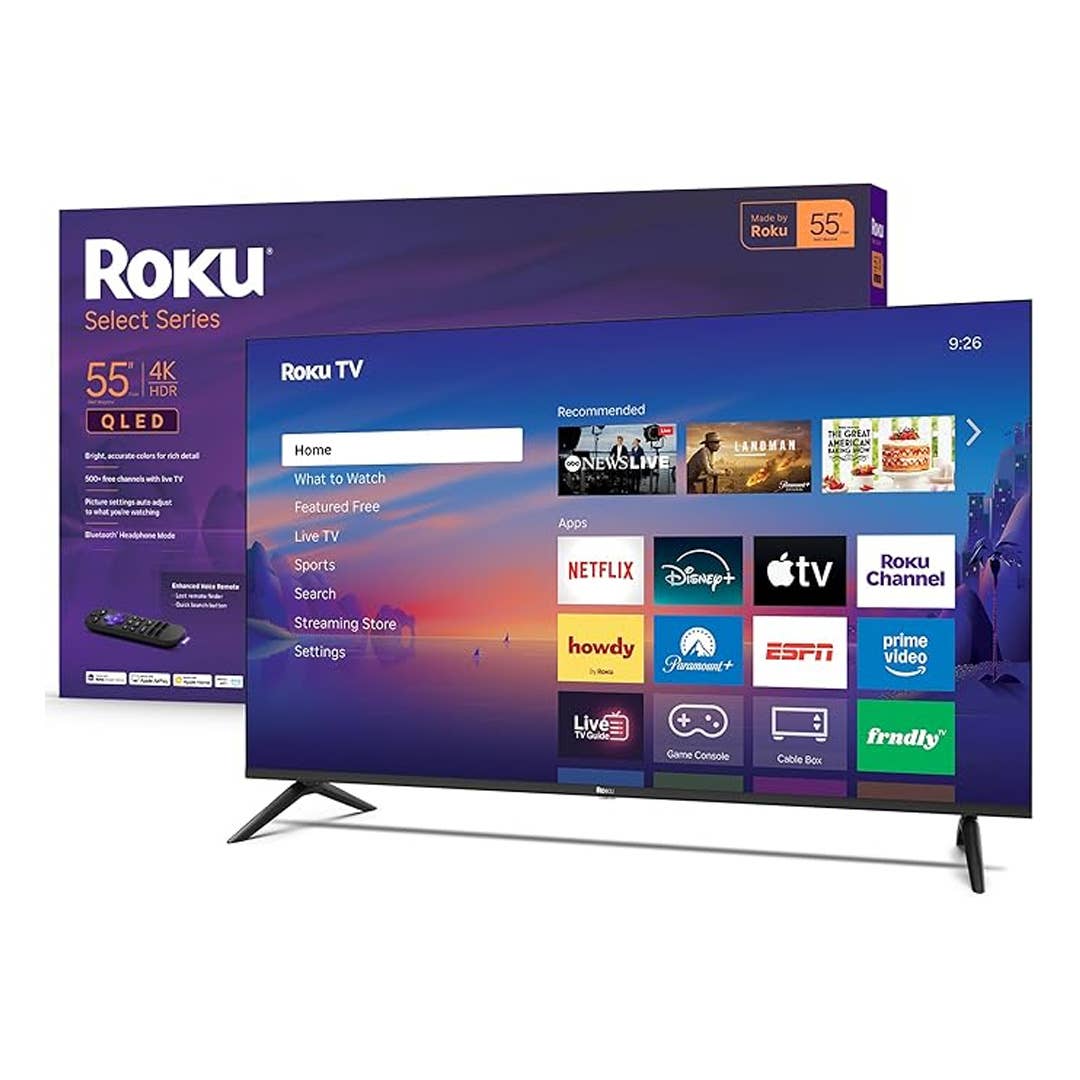 Roku’s Latest 55-Inch QLED Smart TV Is Just $300 on Amazon - Men's Journal