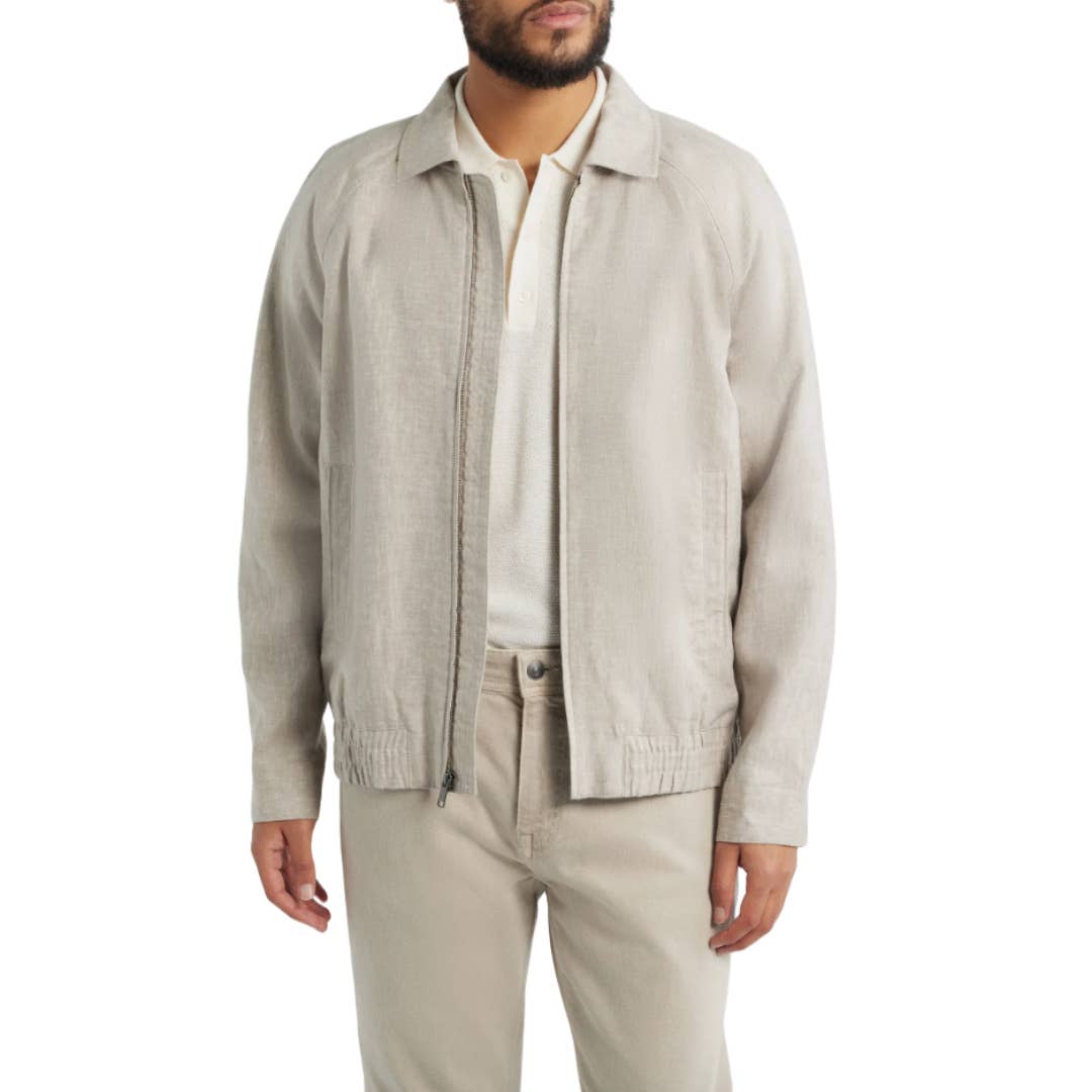 Nordstrom's 100% Linen Harrington Jacket Is 70% Off - Men's Journal