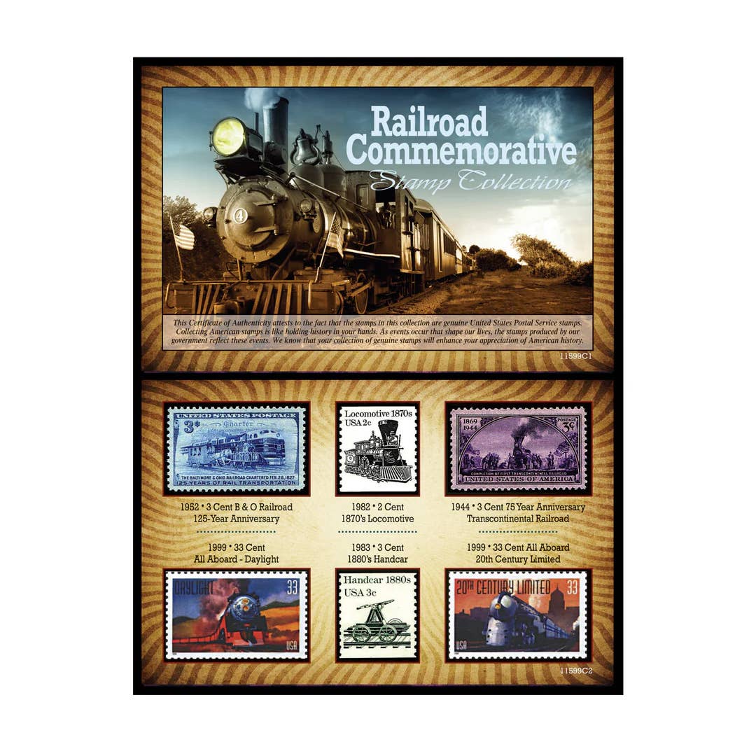 ShopHQ’s U.S. Railroad Stamp Collection Is $20 - Men's Journal