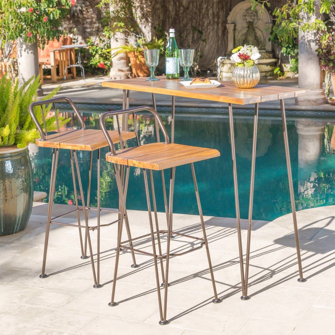 The Union Rustic Loya Metal Bar Set Is 33% Off at Wayfair - Men's Journal