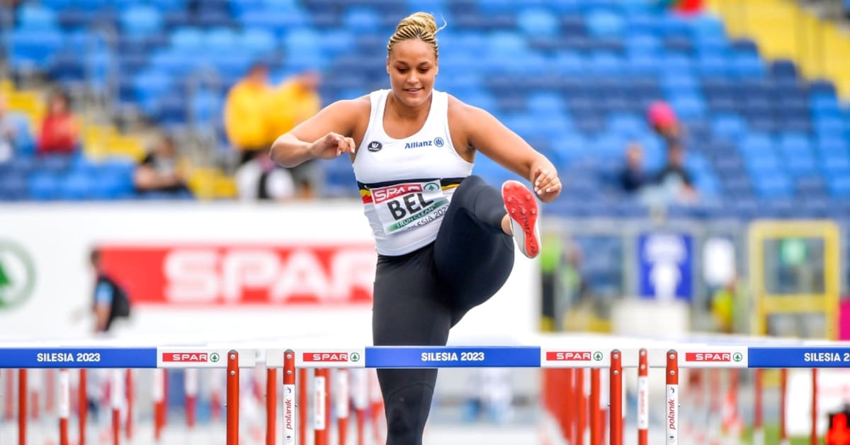 Belgium Shot Putter Runs Hurdles to Prevent Disqualification