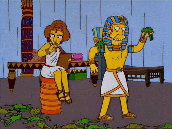Reddit Users Think They've Spotted Marge Simpson on an Ancient Egyptian ...