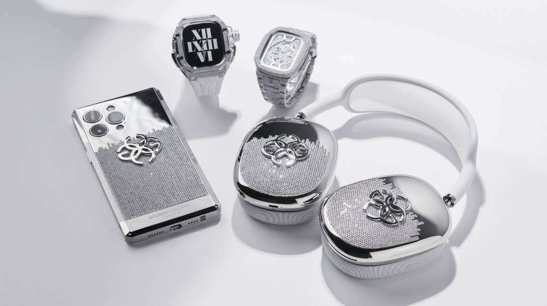 Luxury Brand Unveils Apple Product Set Encrusted With Over 7,500 Diamonds