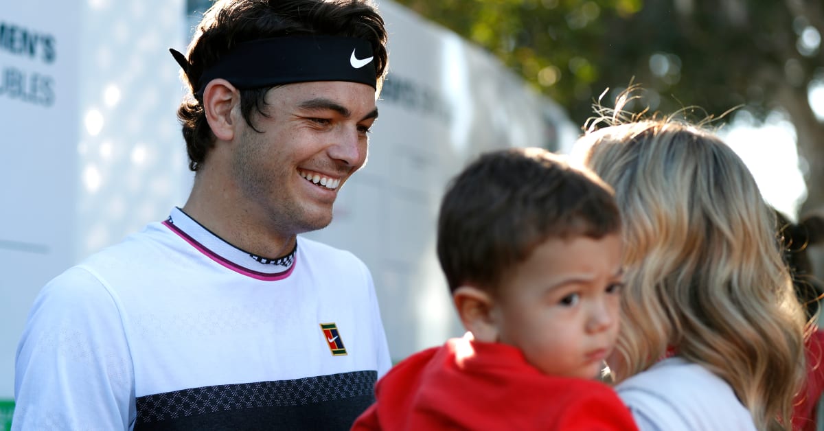 Taylor Fritz Was a Young Father to Son Jordan