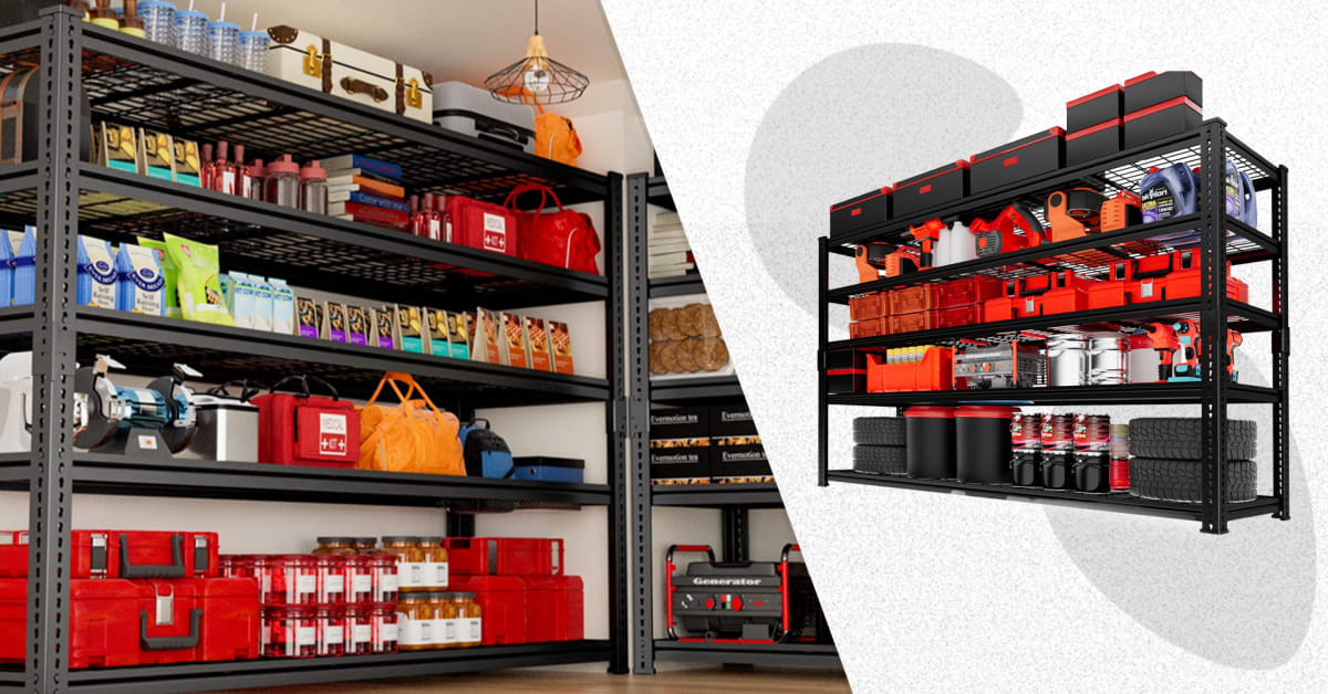 Wayfair Is Selling a Tough $318 Metal Shelving Unit for $177