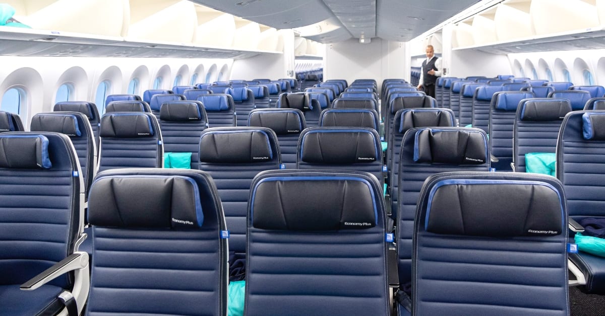 Tall Traveler Shares Life Hack for Sitting Comfortably on Planes