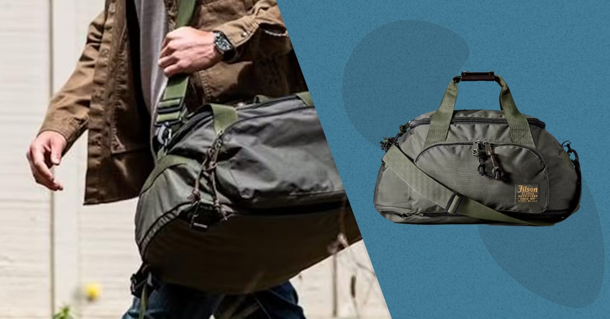 Filson's Duffel Bag-Backpack Hybrid Is a Very Rare 25% Off - Men's Journal