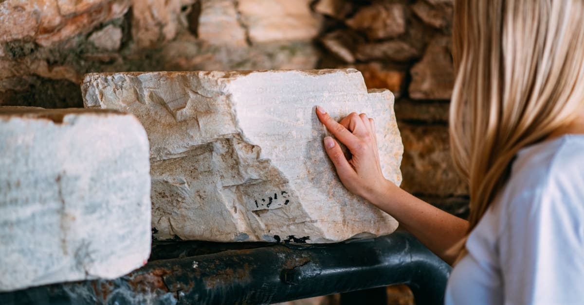 Archaeologists Decipher Text on Ancient Roman Boundary Stone - Men's ...