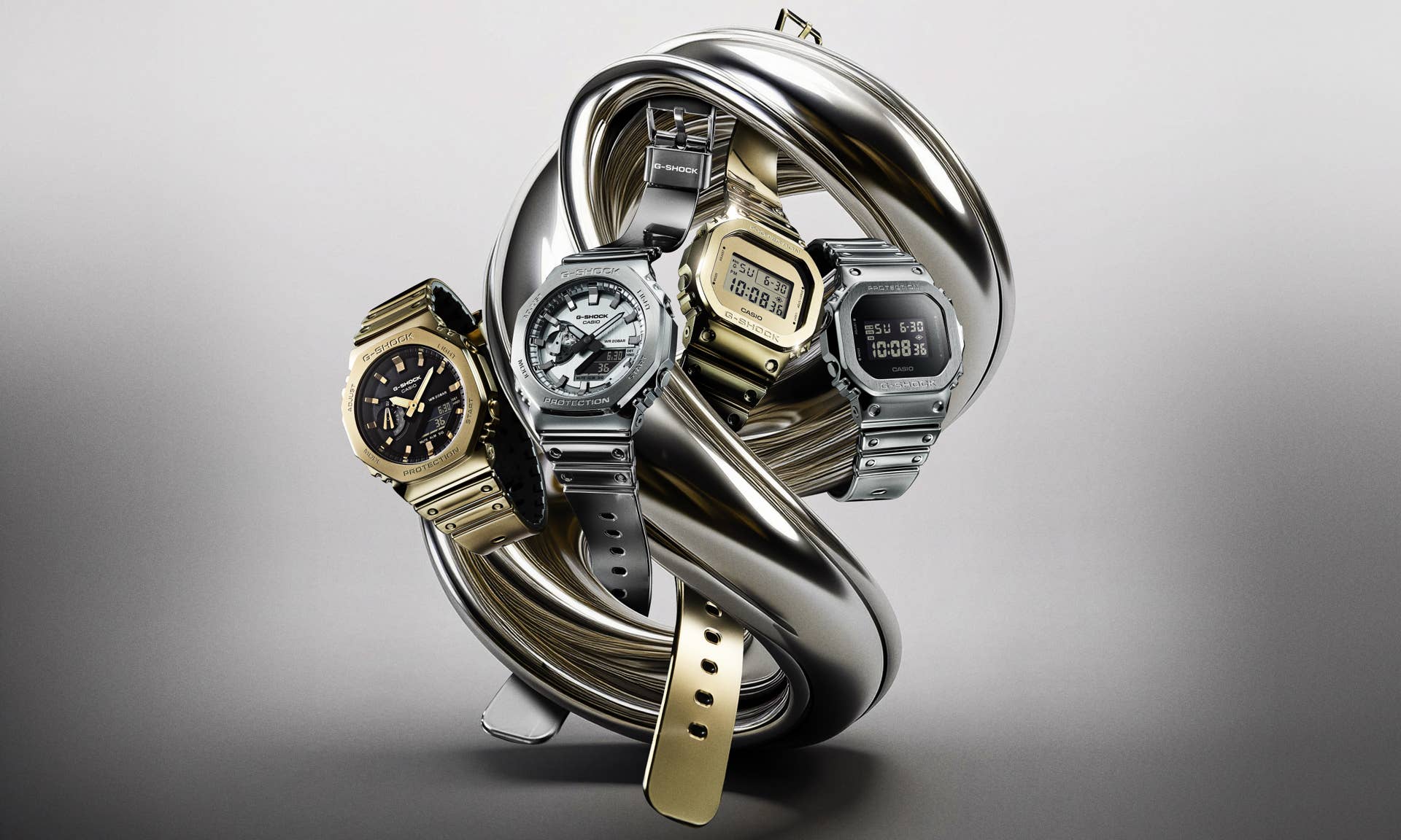 New G-SHOCK G-STEEL Fine Metallic Series Watches