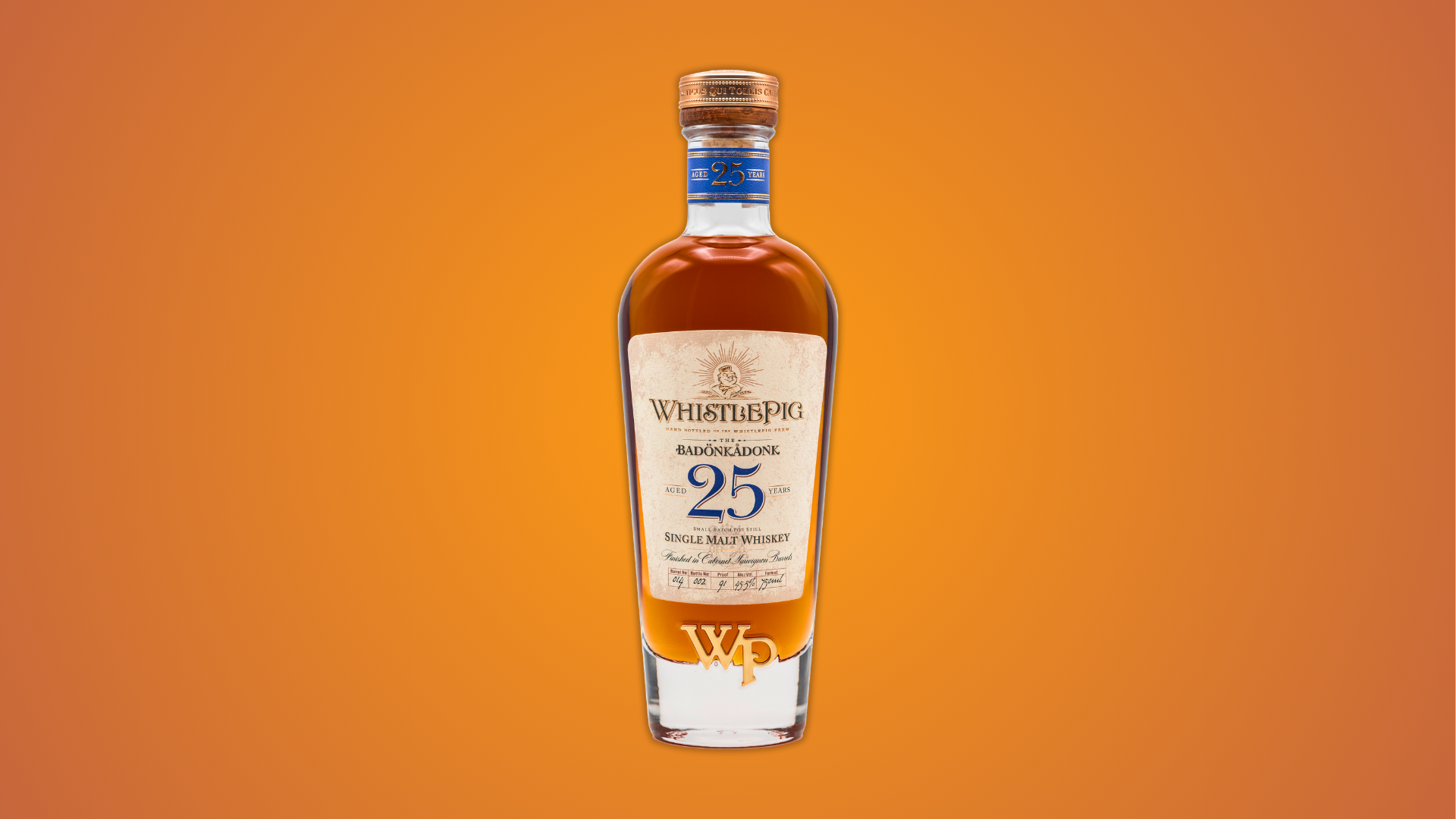 WhistlePig Releases 25-Year-Old Single-Malt Whiskey The Badönkådonk