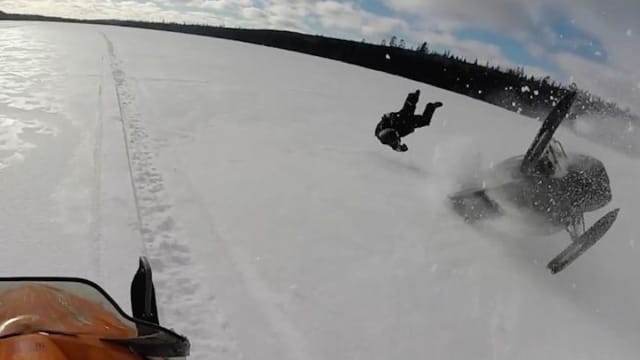 One Dead Following Multi-Snowmobile Collision on Frozen Lake