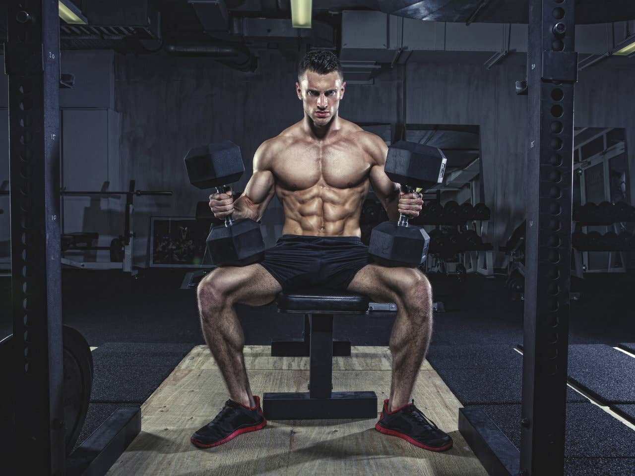 Bodybuilding øvelser Bilder Trening