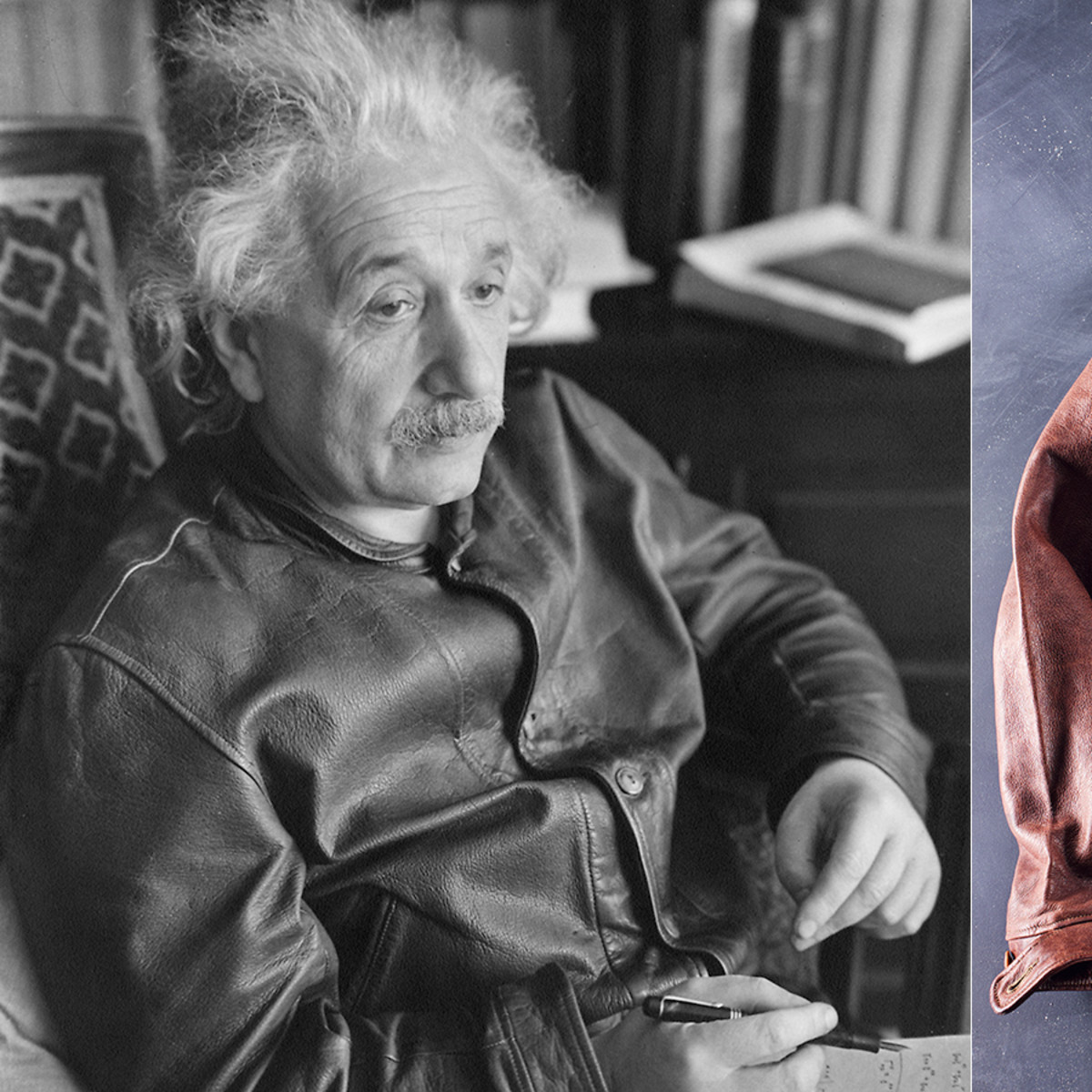 albert einstein levi's jacket