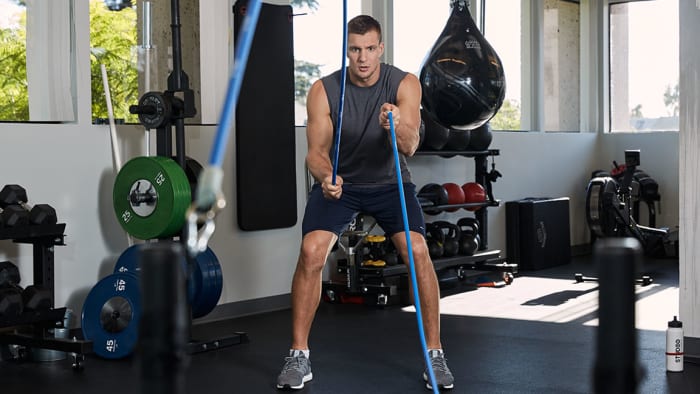 Rob Gronkowski on His Essential Workout Gear and Playing With Tom Brady ...