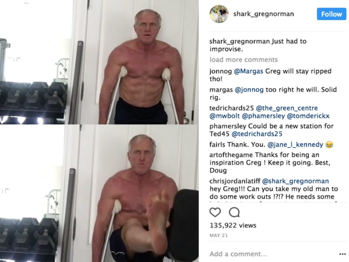 17 Times Greg Norman Proved He’s Fitter Than Ever After 60