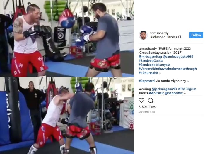 Tom Hardy's 'Venom' Workouts: Boxing, MMA, and Jiu-jitsu - Men's Journal