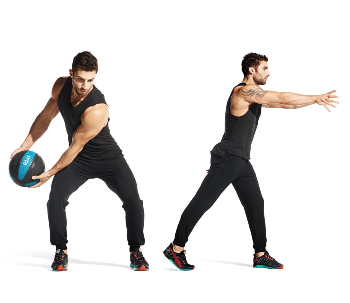 The Best Medicine Ball Workout for Explosive Power and Strength - Men's ...