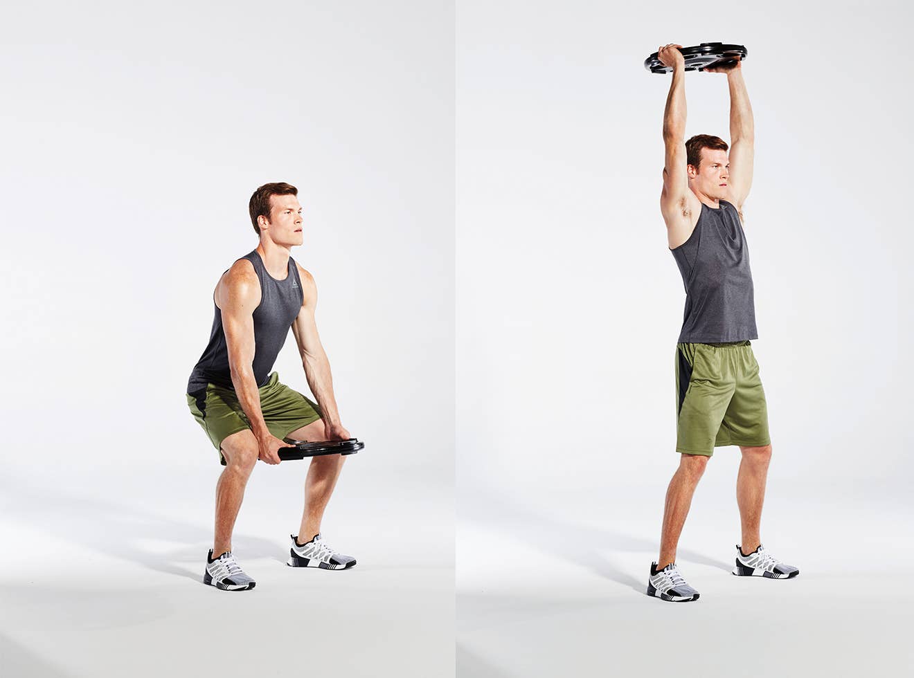 The Total-Body Weight Plate Workout (No Barbell Required) - Men's Journal