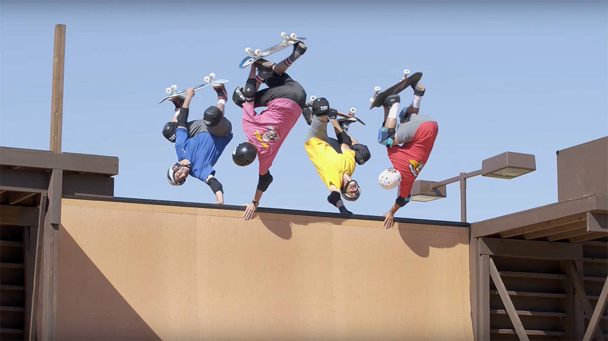 Watch the Bones Brigade skate the recreated 'Animal Chin' ramp 30 years ...