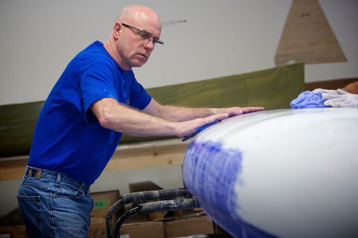 Ted Bell Back to Building Canoes