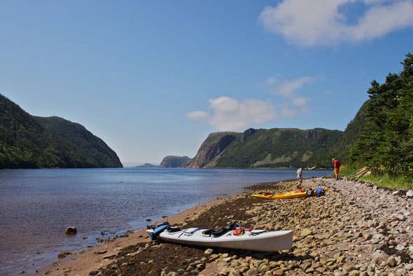 Paddling Burgeo, Newfoundland