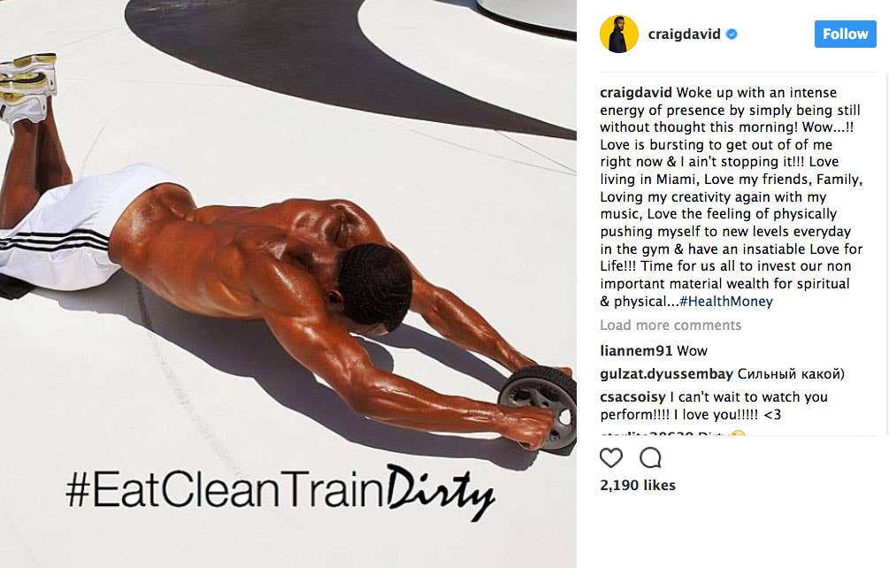How Singer Craig David Trained for Six-Pack Abs and Got Shredded on ...