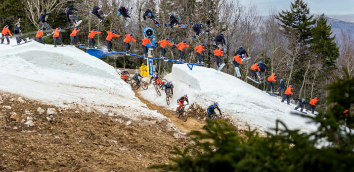 Snowboarding Meets Mountain Biking on Season-Bending Course - Men's Journal